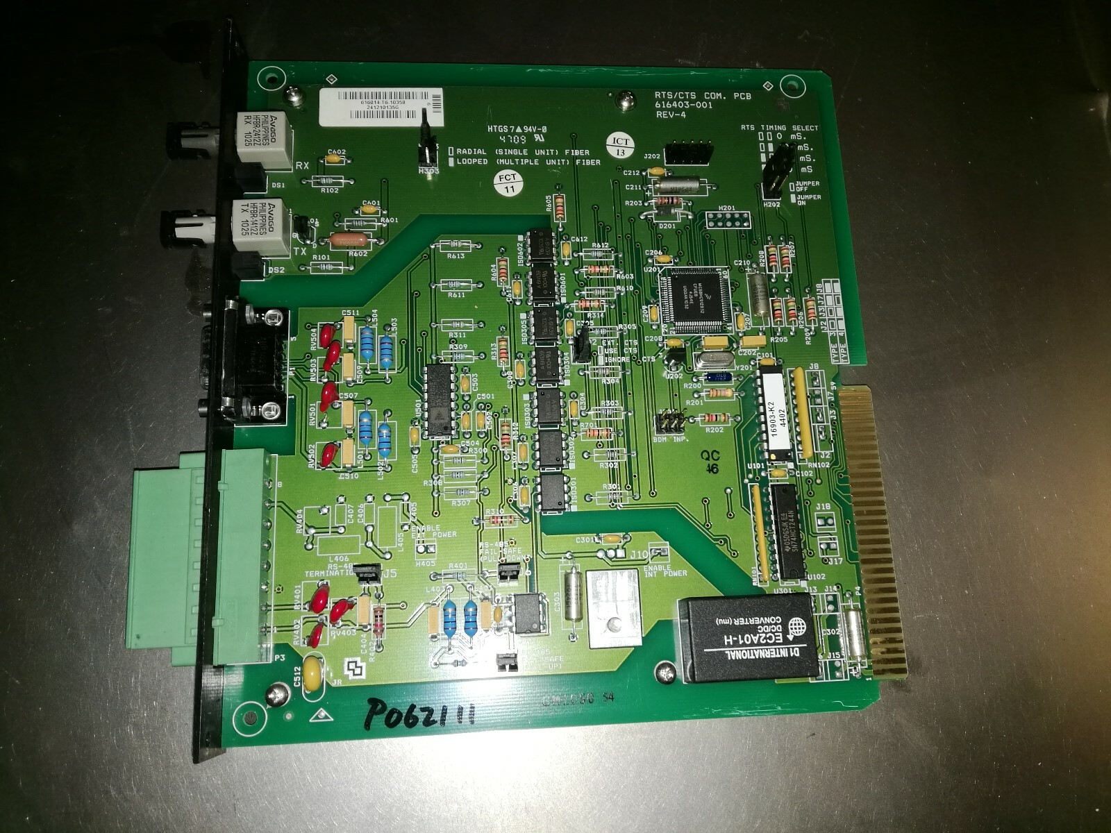 ABB RT/CTS COM Type 4 / 616014-T6-10358 PCB for ABB PCD 2000 Recloser ...