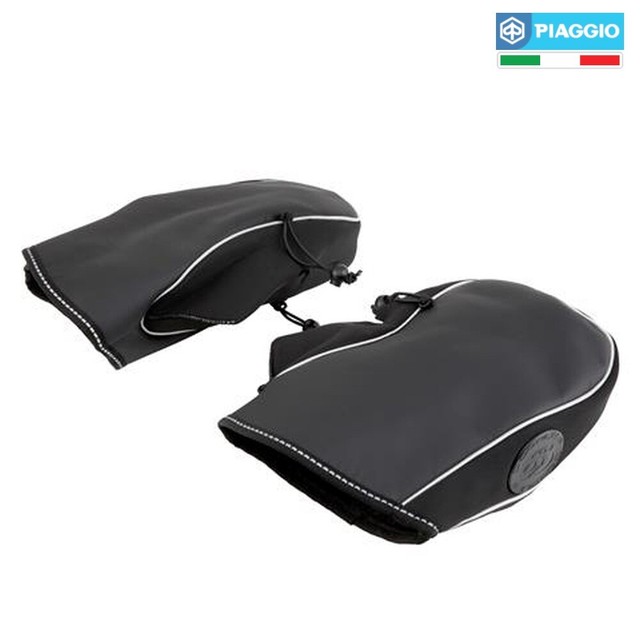 PIAGGIO 605860M Handlebar Muffs Black for Vespa LX/S / Spring/Sprint 50 ...
