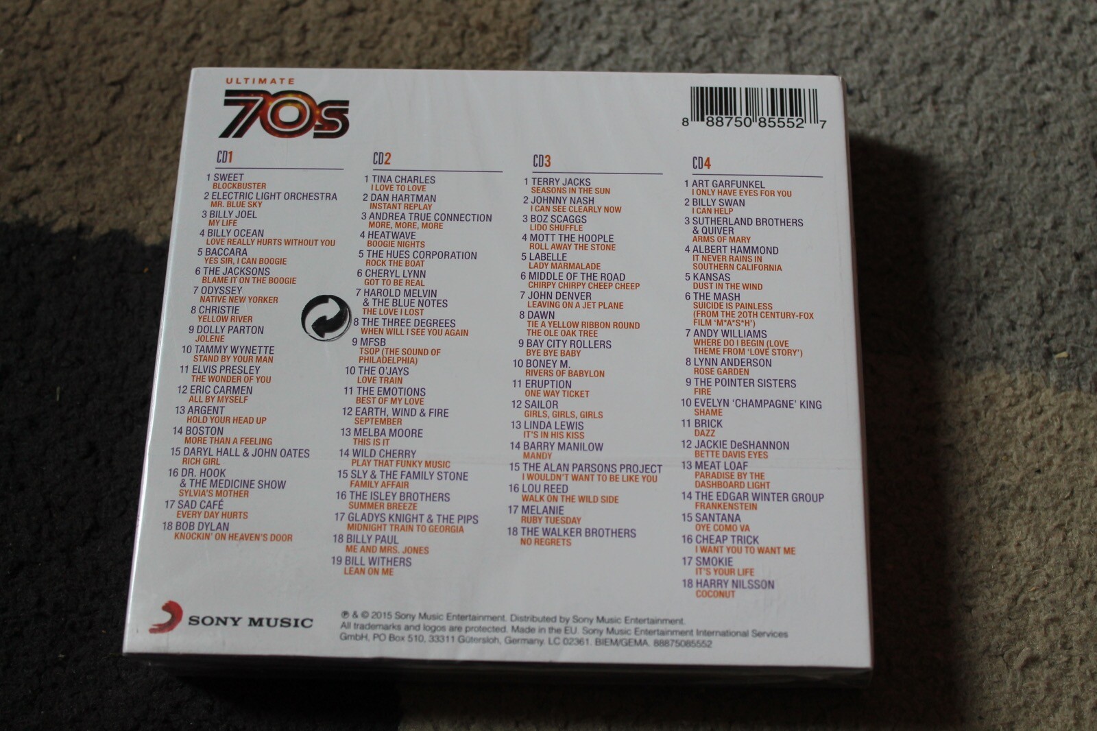 ULTIMATE 70s Compilation 4-CD Various Artists Rock & Pop 1970’s ...