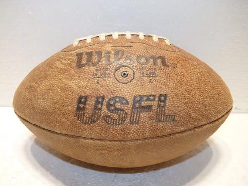 Vintage 1980s Official Wilson USFL Chet Simmons On Field Football Game ...