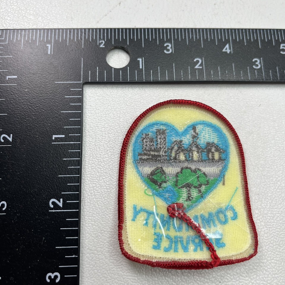 Heart Shaped View Into The City COMMUNITY SERVICE Patch K030 | eBay