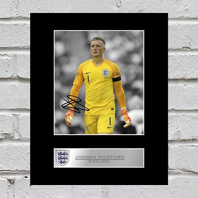 Jordan Pickford Signed Mounted Photo Display England | eBay UK