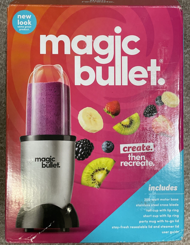 Nutribullet Magic Bullet Blender, Mixer & Food Processor Smoothie 3 ...