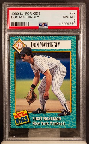 116001750 Don Mattingly 1989 SI for Kids 37 PSA 8 | eBay