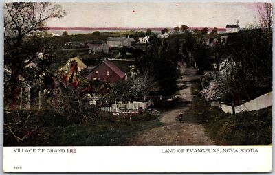 Village Of Grane Pre Land Of Evangelion Nova Scotia Canada Aerial View ...