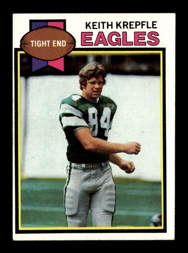 1979 Topps #448 Keith Krepfle Philadelphia Eagles EX Football Card ...