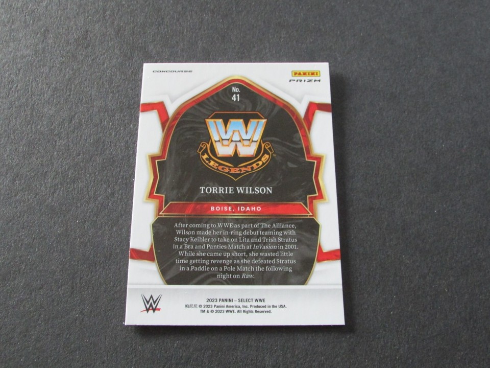 2023 WWE Select Torrie Wilson Card #41 Red & Blue Retail Prizm | eBay