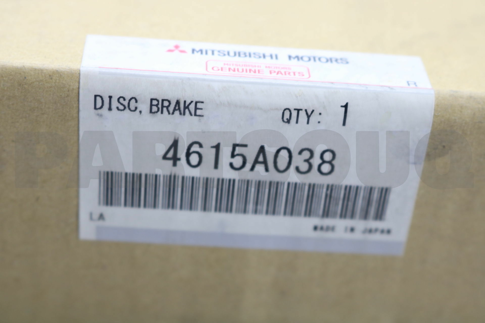 4615A038 Genuine Mitsubishi DISC,FR BRAKE | eBay