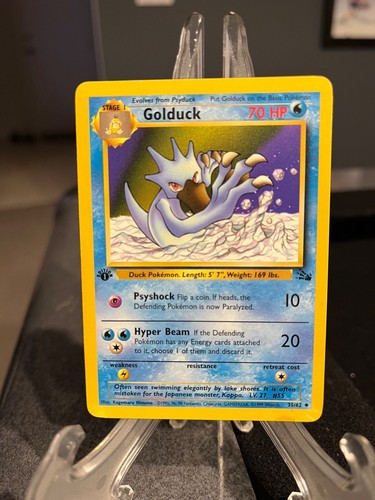 Golduck Pokemon 1st Edition Fossil 35/62 1999 WOTC | eBay