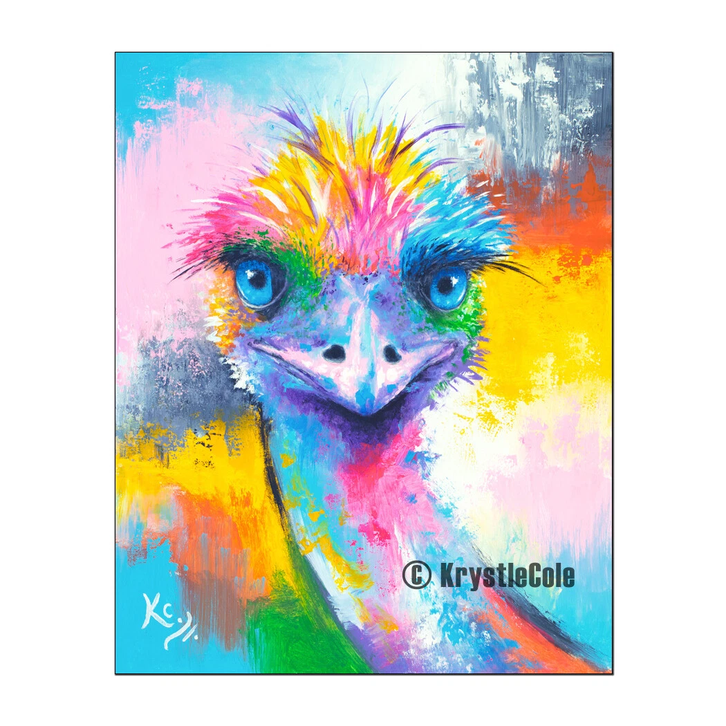 Ostrich Painting