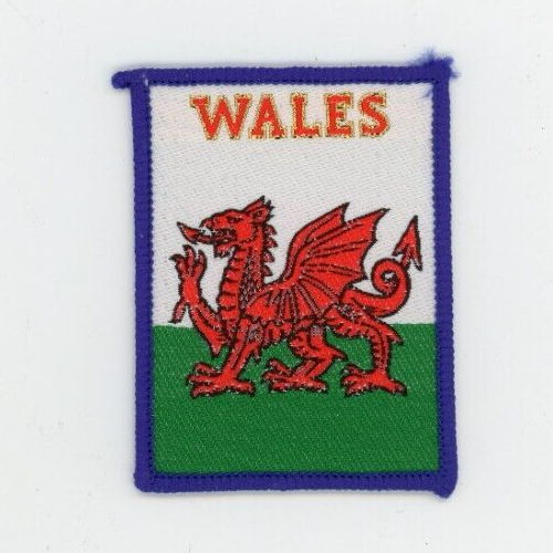 NOS Souvenir Patch Wales Red Dragon Small Unused | eBay
