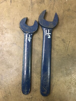 Lot Of 2 Engineers Wrenches 1-1/4” & 1-1/2”, Williams, Proto, Armstrong ...