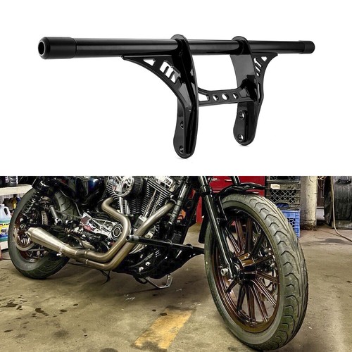 Black Highway Crash Bar Engine Guard for Harley Sportster Iron XL883N ...