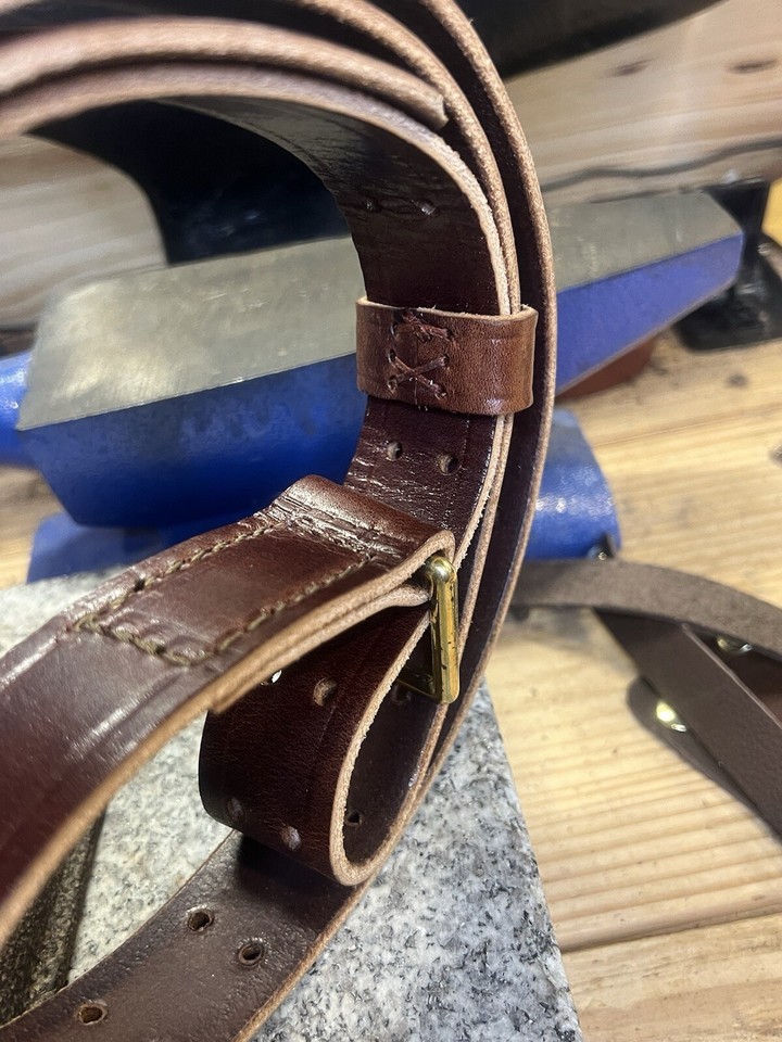 M1907 Rifle Strap / Sling - Full Grain English Bridle Leather ...