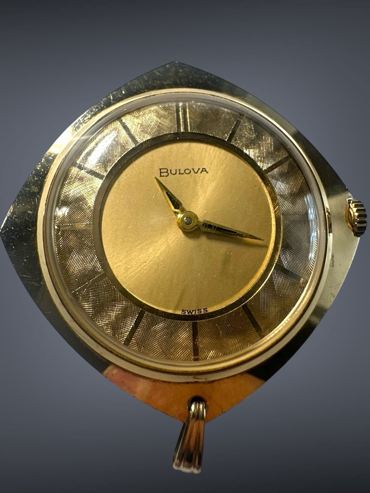 Rare Vintage Bulova Gold Plated Swiss Made Manual Pen… - Gem