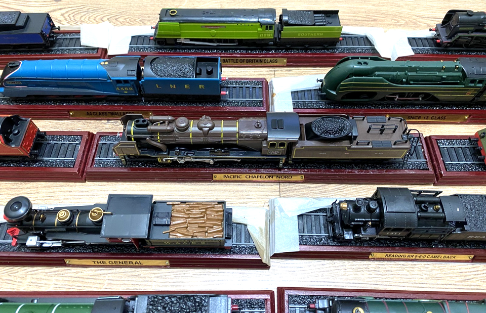 Atlas Editions Model Trains Bundle Joblot 17 Locomotive Legends ...
