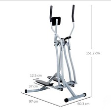 Homcom A90-137GY Air Walker Glider Cross Trainer Exercise Machine ...