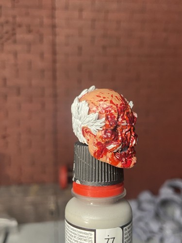 Conquest Damaged Head Custom Invincible 1/12 Scale Painted ML Mafex MCF ...