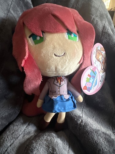 Official Doki Doki Literature Club Monika Plush 8.5″ Doll | PhatMojo ...