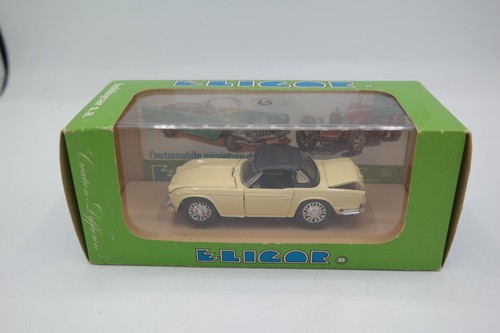 Vintage ELIGOR Diecast 1968 Triumph TR5 AVEC Capote Roadster Model ...