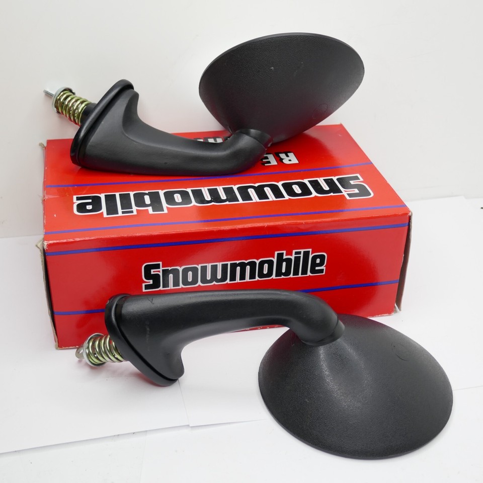 Round Spring Type Snowmobile Mirrors for Polaris K12-165-01 | eBay