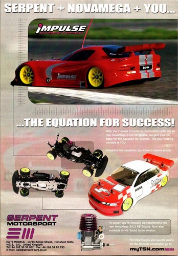 Serpent RC Impulse Novamega SX12 Print Ad Wall Art Decor | eBay