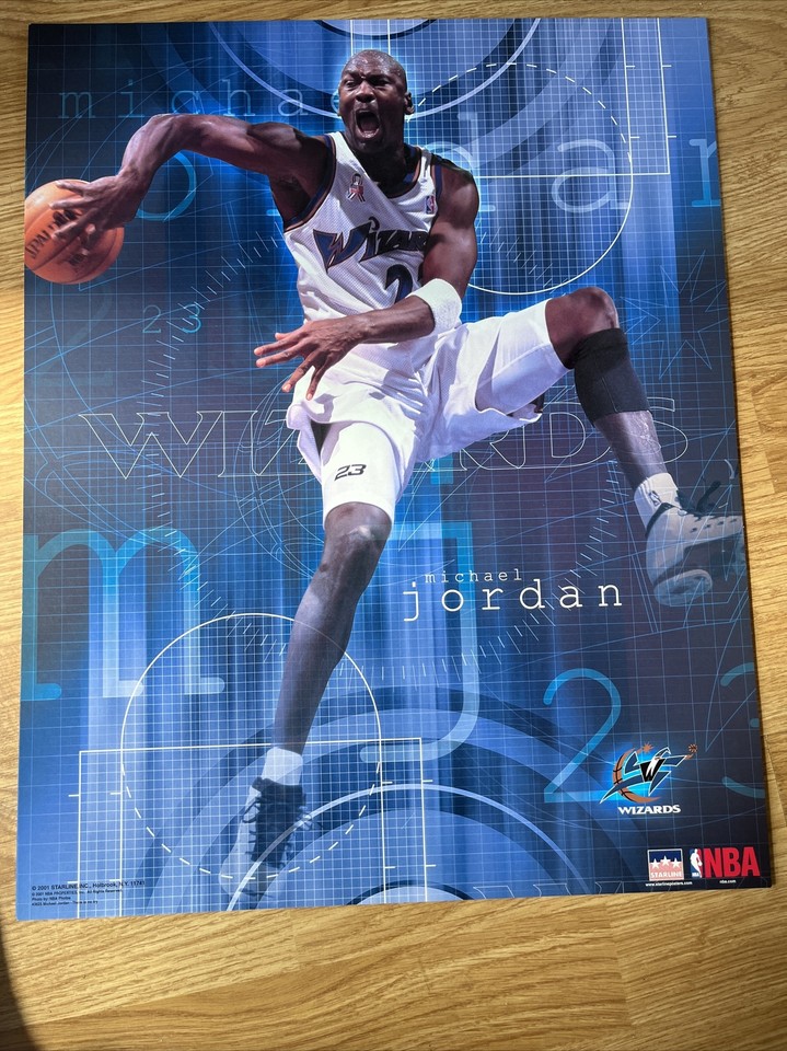 Michael Jordan Washington Wizards 16x20 Starline Poster NEW | eBay