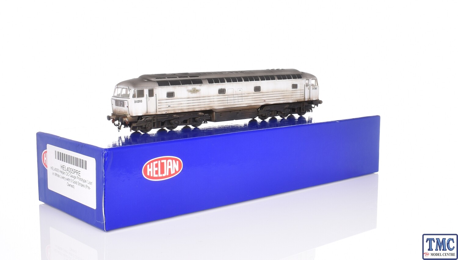 Heljan 4005 BRCW prototype D0260 Lion in white livery with 5 gold ...