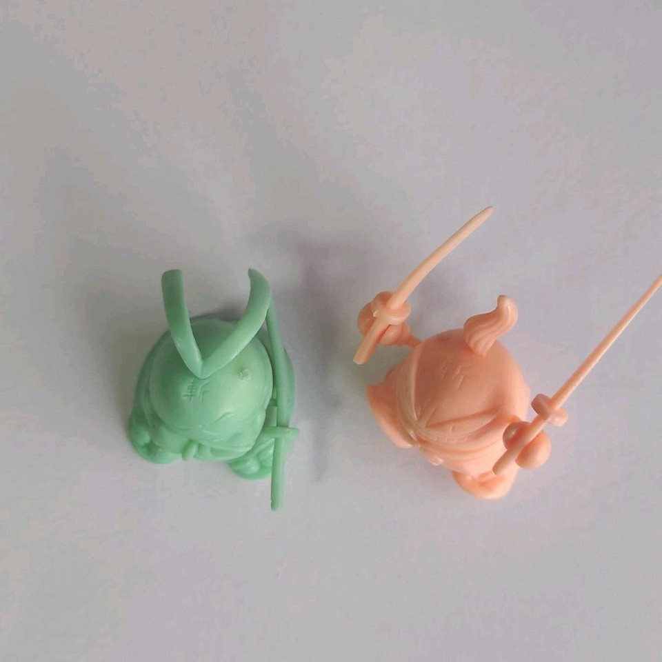 Ganbare Goemon Keshu Gomu Rubber Figure 5 Types Set | eBay