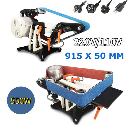 915x50MM Mini Abrasive Belt Machine DIY Sander Grinding Polisher Knife ...