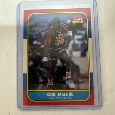 1986-87 1986 Fleer - #68 Karl Malone Rookie Card | eBay
