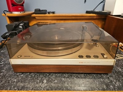 Philips Electronic 312 Servo Belt Drive HI-FI Turntable Needs Work Has ...
