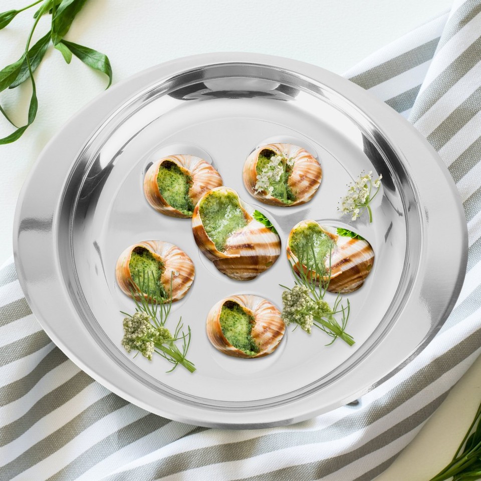 Snail Dishware Snails Cooking Plate Escargot Baking Kitchen Serving ...