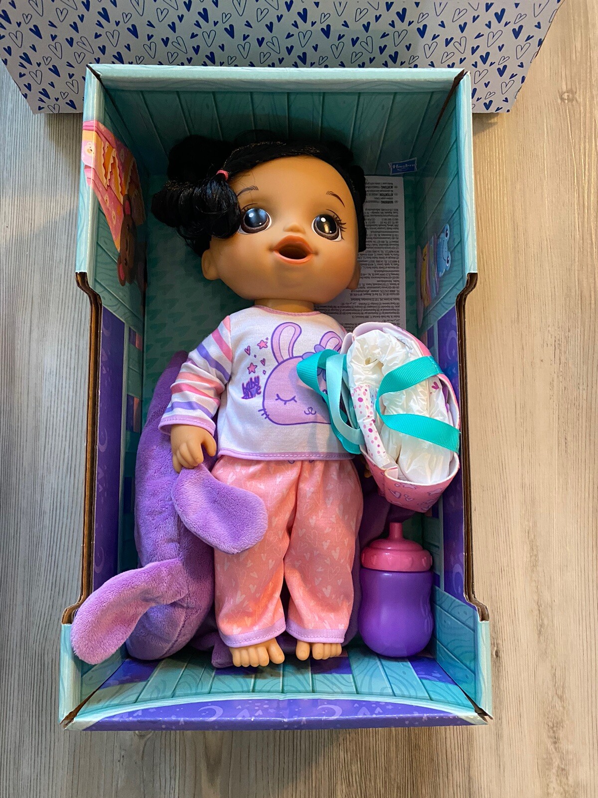 Baby Alive Bunny Sleepover Baby Doll Playset Bedtime-Themed 12-Inch ...