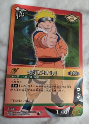 Naruto Card Game Naruto Uzumaki Shinobi-235 Japanese BANDAI 2005 japan ...