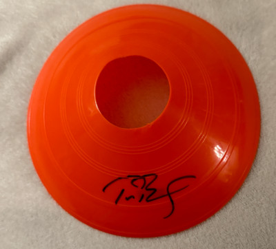 Tom Brady Signed Autographed Auto Orange Field Practice Cone Patriots ...