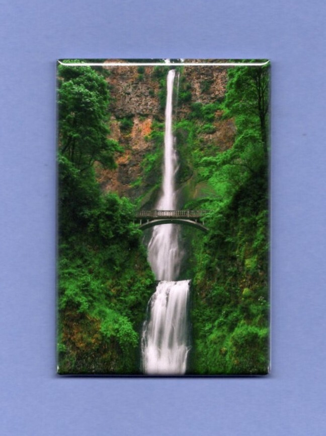 COLUMBIA RIVER GORGE*2X3 FRIDGE MAGNET* MULTNOMAH FALLS WATERFALL ...