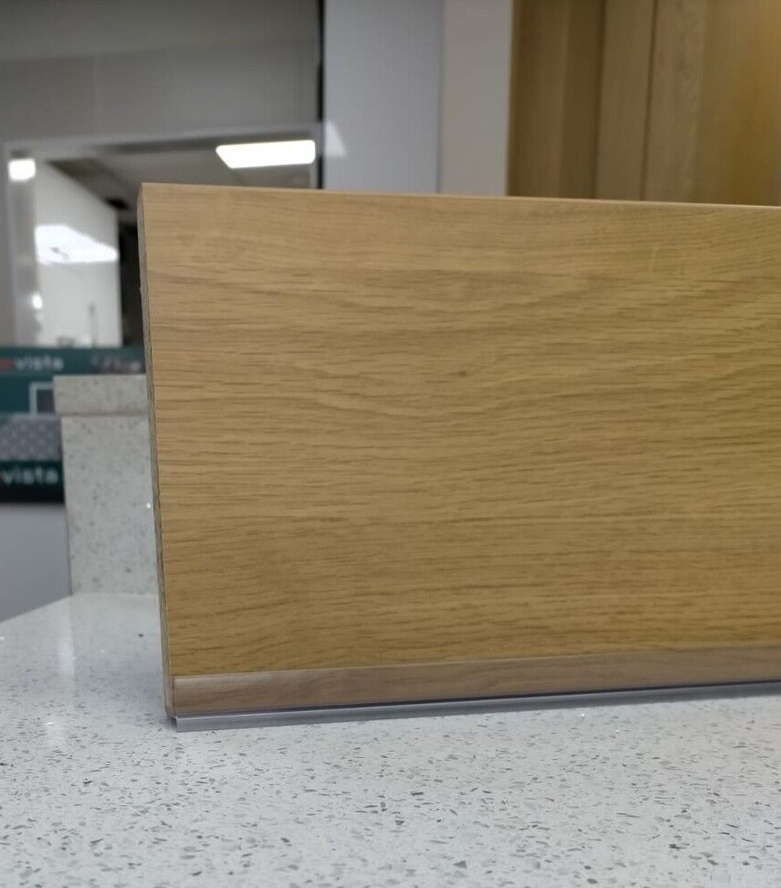 Natural Oak Plinth & PVC Plinth SEALING STRIP 18mm Panel-Made 2 Measure ...