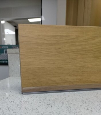 Natural Oak Plinth & PVC Plinth SEALING STRIP 18mm Panel-Made 2 Measure ...