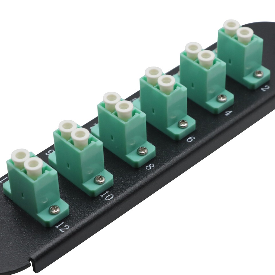CCH-CP12-A9 Compatible Fiber Adapter Panel LC 12 Port SM UPC Adapters ...