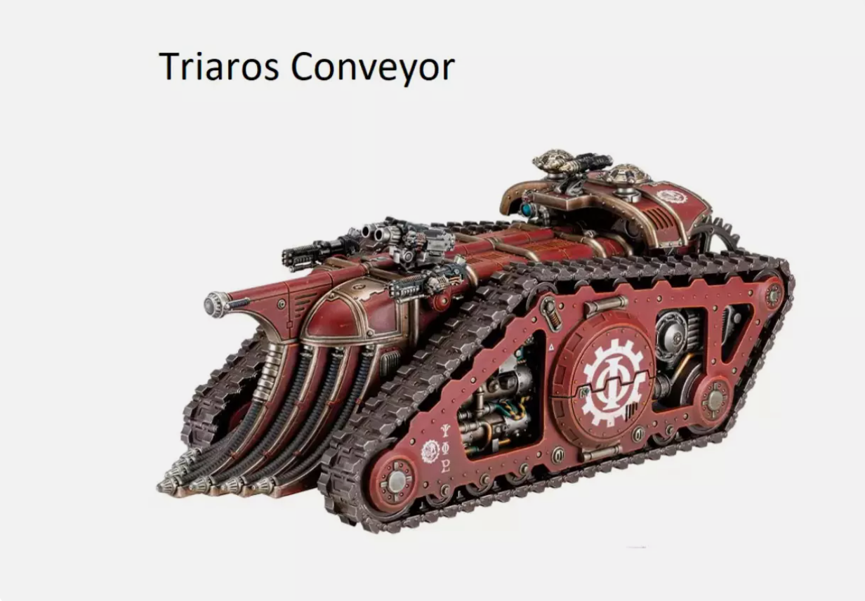 Warhammer 30k/40k Mechanicum Triaros Conveyor NEW no box | eBay