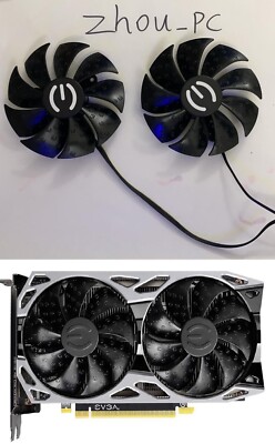 GPU Replacement Cooling Cooler Fan For EVGA RTX 2060 GTX 1660ti 1660 ...