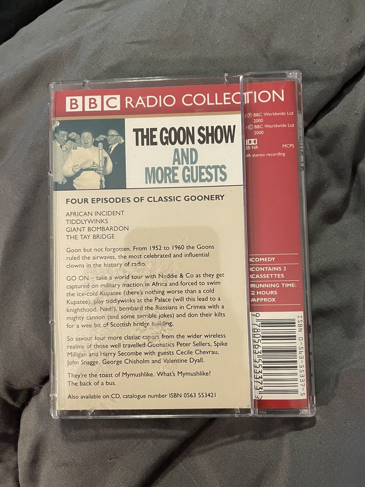 The Goon Show Volume 18- 2 Cassette Set BBC Radio Collection Spike ...