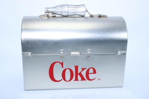 SILVER COCA COLA (COKE) METAL/TIN LUNCH BOX | eBay