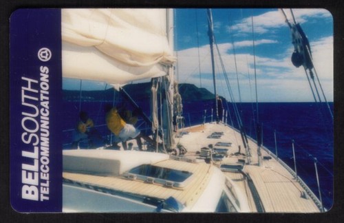 Bellsouth. Yacht Voile dans Le Océan Prototype Téléphone Carte | eBay