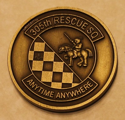 305th Rescue Sq Pararescue PJ Air Force Challenge Coin | eBay