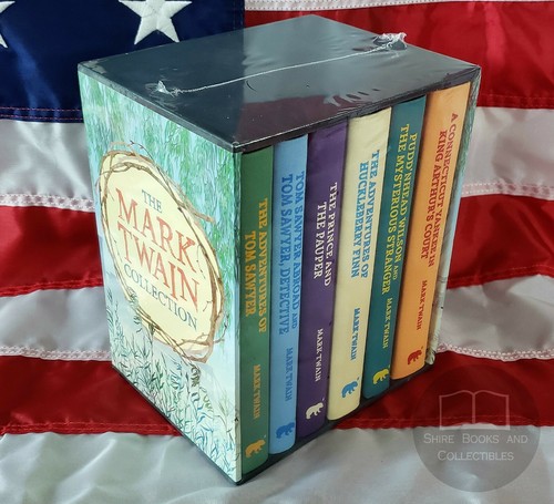 NEW SEALED Mark Twain Collection 6 Book Box Set Gift Edition Hardcover ...