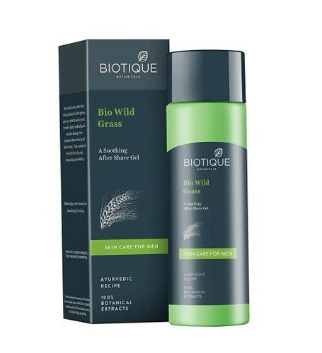 Bio biotique Wild Grass Gel après-rasage apaisant anti-irritations Pour ...