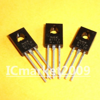 20 PCS 2SB772P TO-126 2SB772 B772P B772 PNP Medium Power Transistor ...