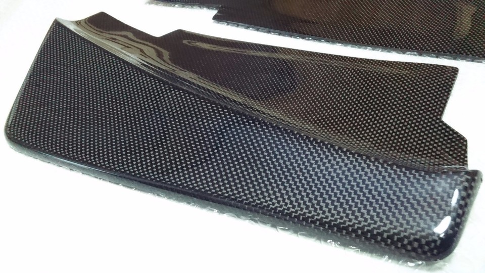 1993-2002 Mazda RX7 FD Carbon Fiber Canard Side Fin Lip Spoiler Left ...